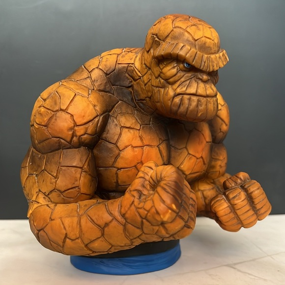 Marvel | Other | The Thing Marvel Collectible Bust Bank Nwt Hard To ...
